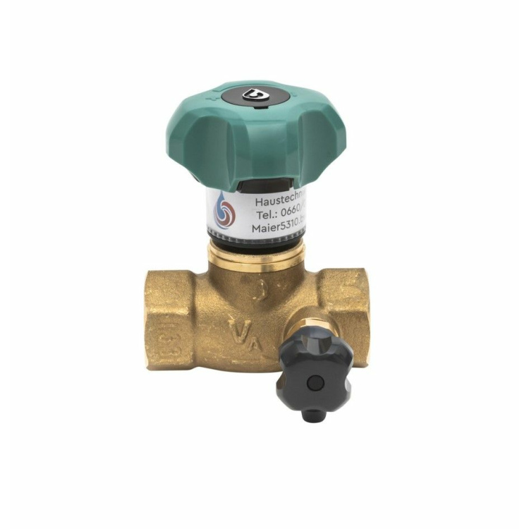 Durchgangsventil mit Entl. - Heizprofishop - Alles für Ihre perfekte